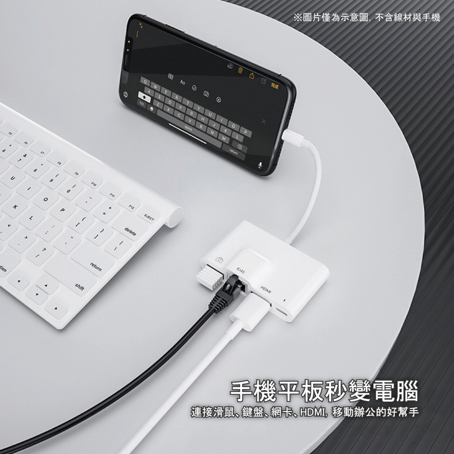 蘋果HUB｜Lightning 轉 RJ|SY-OTG-A01-順悅科技有限公司DC線-官網商城